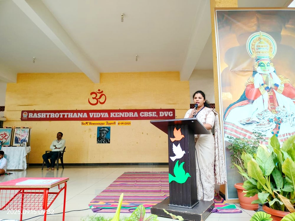 ‘Engineers’ Day Celebration in RVK – Davangere – RVK CBSE – Davanagere